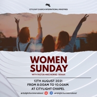 women sunday flyer template | PosterMyWall