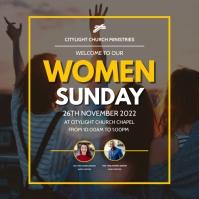 women sunday flyer template | PosterMyWall