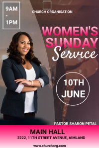 SUNDAY SERVICE POSTER Template | PosterMyWall
