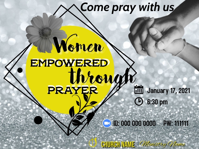 Womens' Empowered through Prayer Template | PosterMyWall