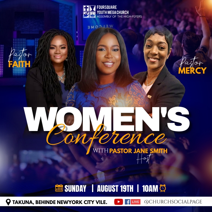 WOMENS Church Flyer (1) Template | PosterMyWall