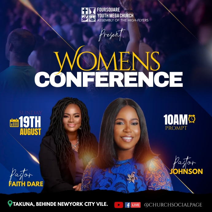 WOMENS Church Flyer (20) Template | PosterMyWall