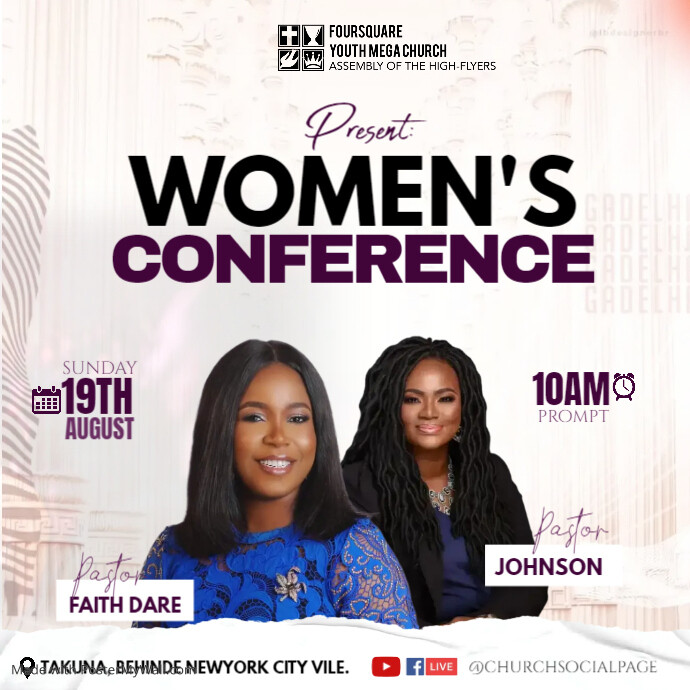 WOMENS Church Flyer (27) Template | PosterMyWall