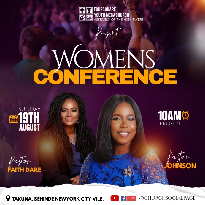 WOMENS Church Flyer (3) Template | PosterMyWall