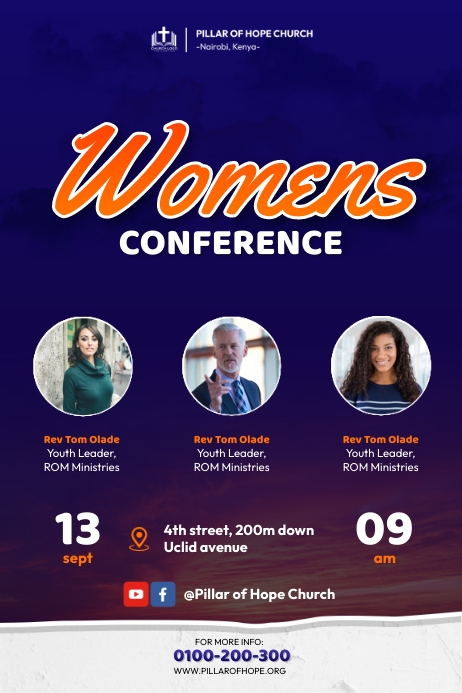 Womens conference (1) Template | PosterMyWall