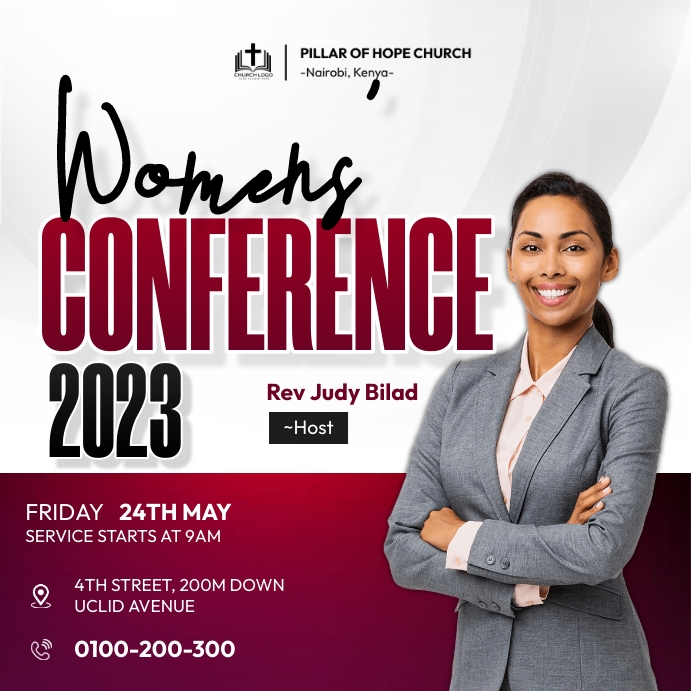 Womens conference Template | PosterMyWall