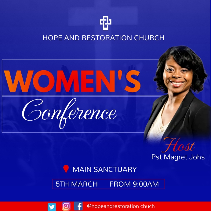 Womens conference Template | PosterMyWall