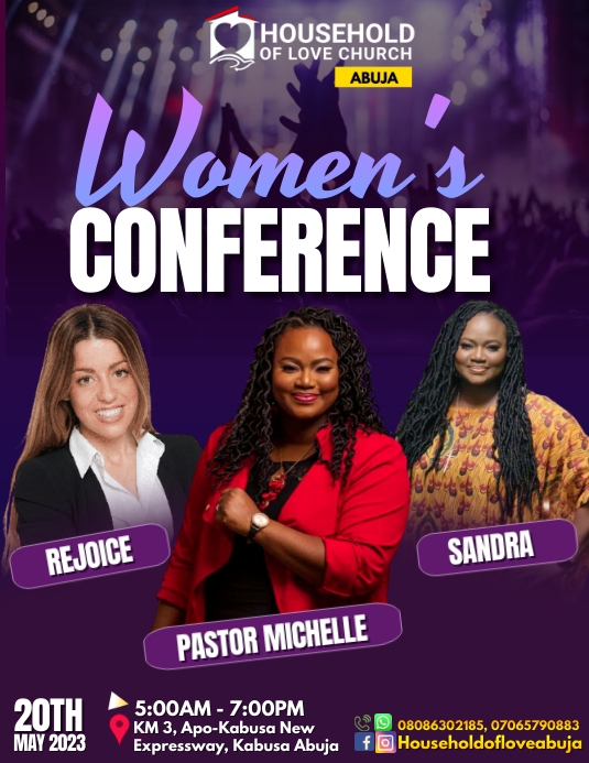 WOMENS CONFERENCE SERVICE 2022 (14) Template | PosterMyWall