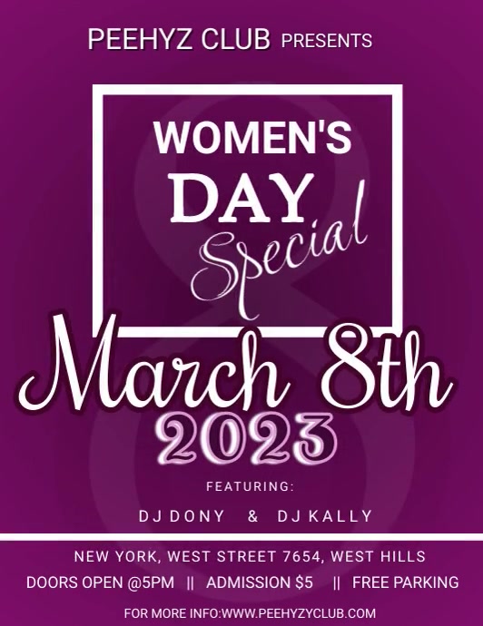 womens day event Template | PosterMyWall