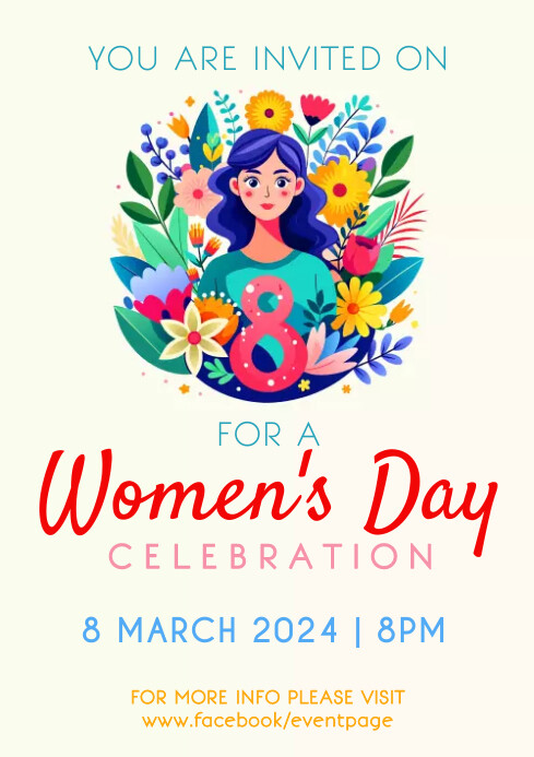 Womens day party invite Template | PosterMyWall