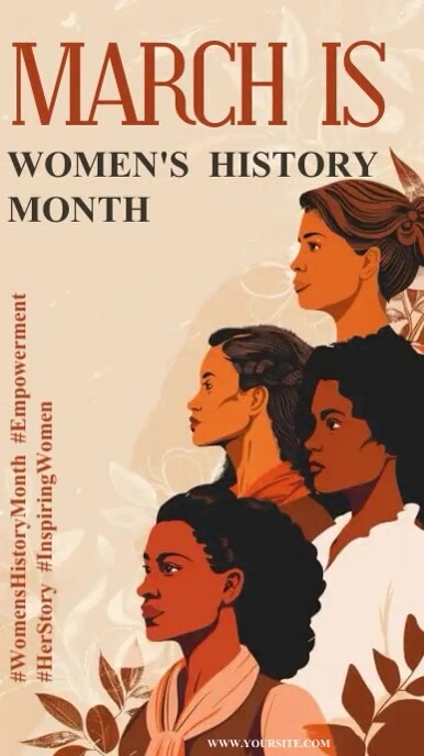 womens history month ig post (1) Template | PosterMyWall