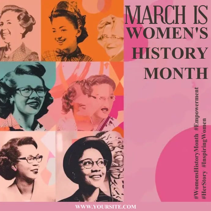 womens history month ig post (2) Template | PosterMyWall
