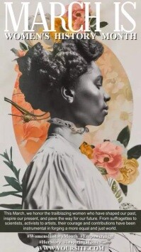 womens history month tiktok instagram Template | PosterMyWall