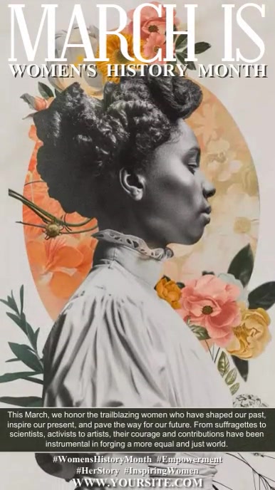 womens history month tiktok instagram (1) Template | PosterMyWall