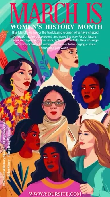 womens history month tiktok instagram (2) Template | PosterMyWall