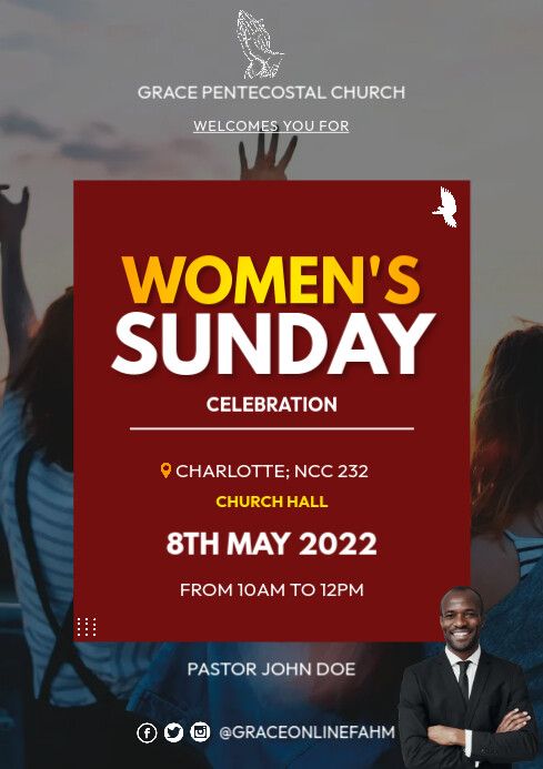 womens sunday Template | PosterMyWall