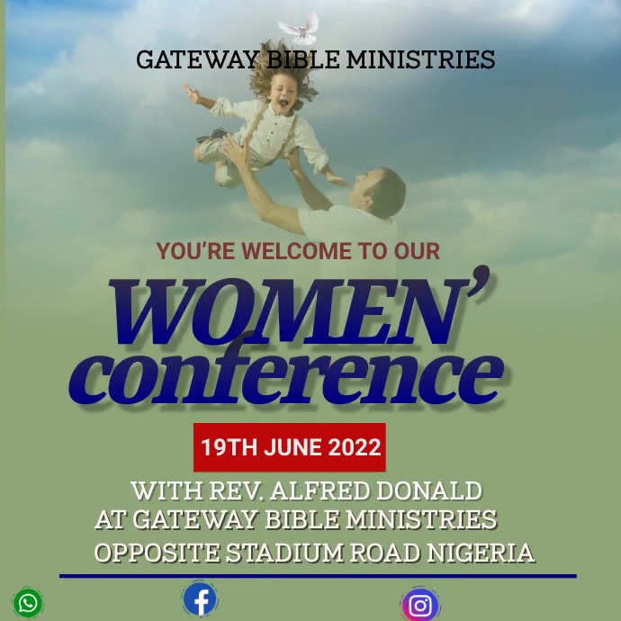 WOMENS SUNDAY FLYER TEMPLATE (1) เทมเพลต | PosterMyWall
