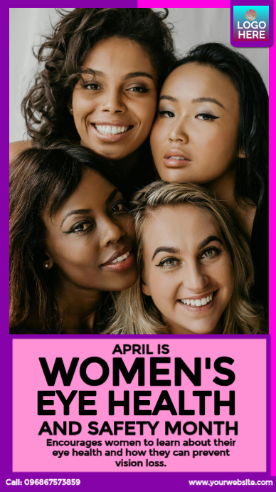 Copy of Women’s Eye Health & Safety Month Ad | PosterMyWall