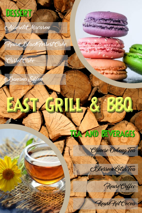 Wood Menu 2020 004-03 Template | PosterMyWall