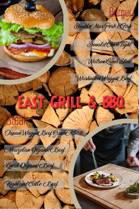 Wood Menu 2020 004 Template | PosterMyWall