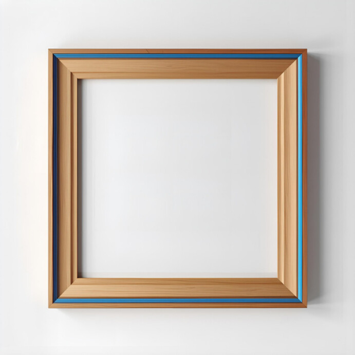 Plantilla de Wooden Picture Frame Template 1080 x 1080 | PosterMyWall