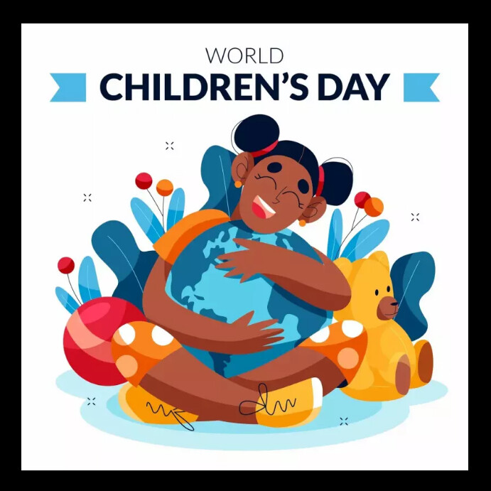 Plantilla de Word children day | PosterMyWall