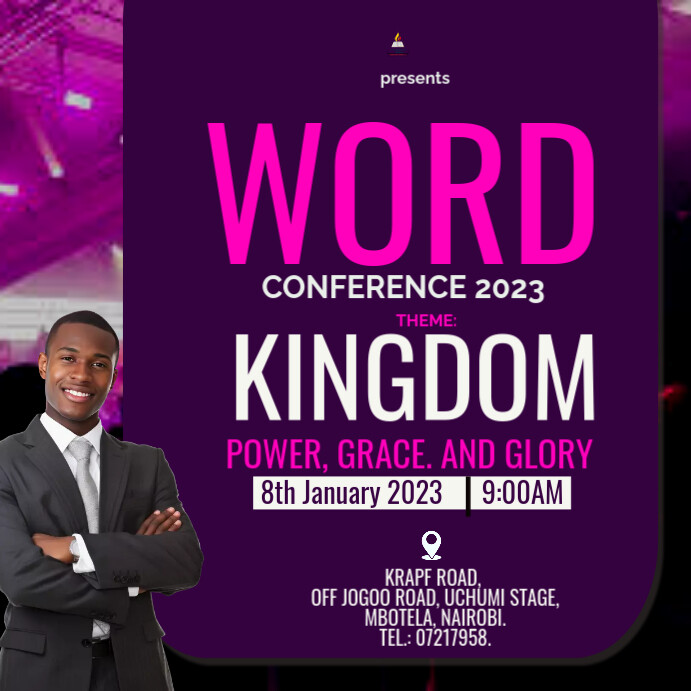 Copy of word conference 2023 | PosterMyWall