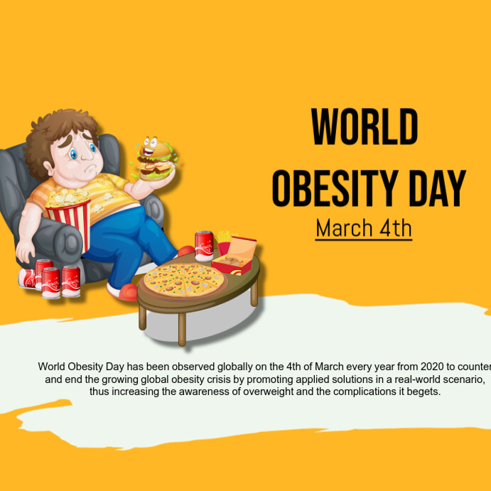 Copy of word obesity day | PosterMyWall