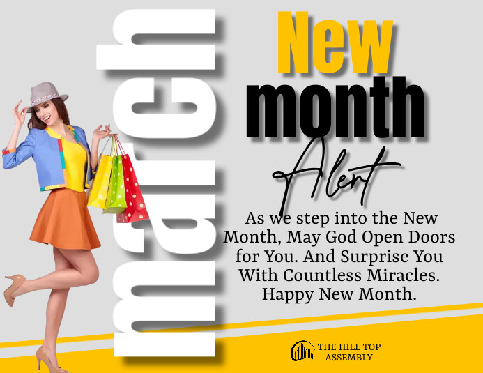 Word of the month March Template | PosterMyWall