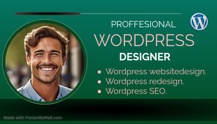 WordPress designers banner Template | PosterMyWall