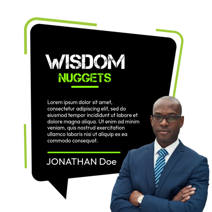 Copy of Words of wisdom poster | PosterMyWall