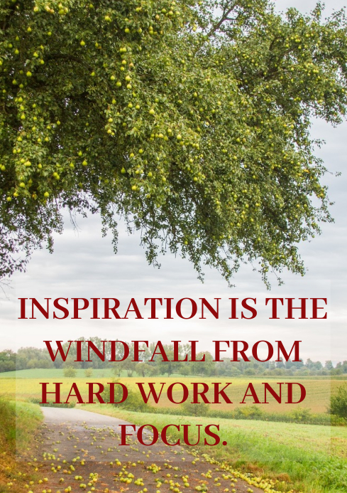 WORK AND FOCUS QUOTE TEMPLATE | PosterMyWall