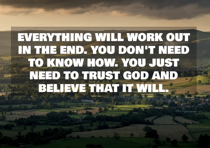 Copy of WORK AND GOD QUOTE TEMPLATE | PosterMyWall