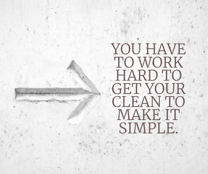 WORK AND SIMPLE QUOTE TEMPLATE | PosterMyWall