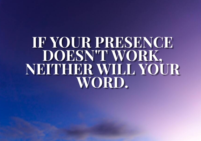 WORK AND WORD QUOTE TEMPLATE | PosterMyWall