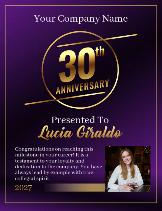 30 Year Work Anniversary 30th Employee Anniversary Cards From Greeting