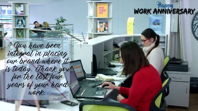 work anniversary Template | PosterMyWall