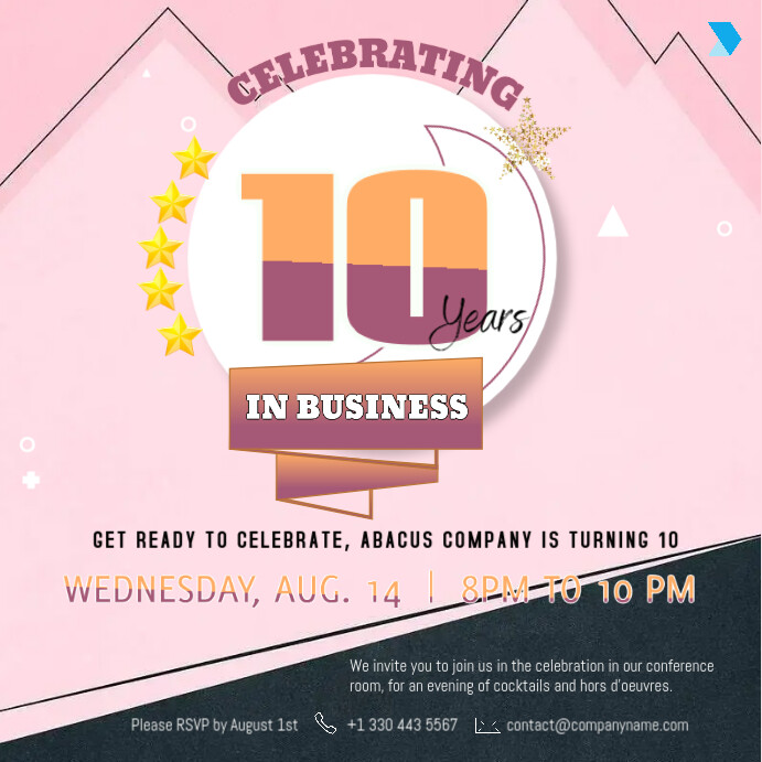 WORK ANNIVERSARY Template | PosterMyWall