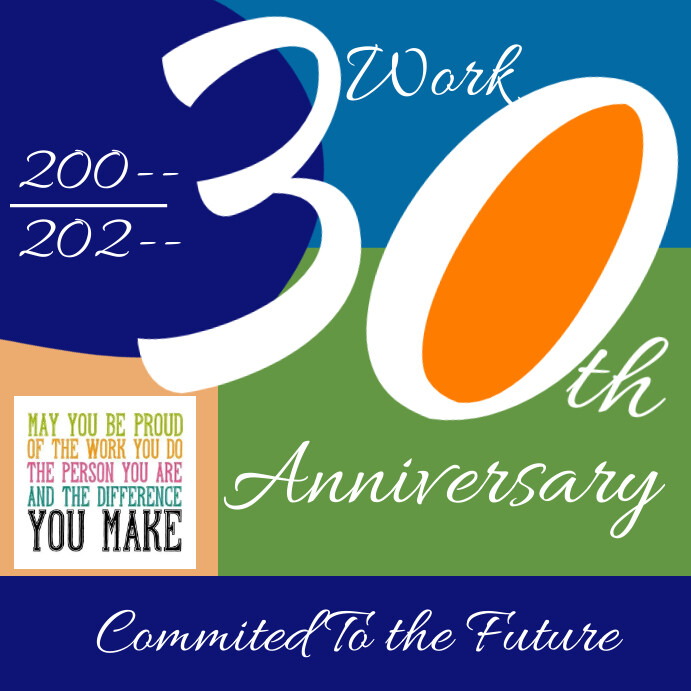 WORK ANNIVERSARY FLYER Template | PosterMyWall