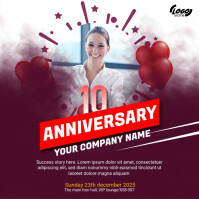 Work Anniversary Post Template | PosterMyWall