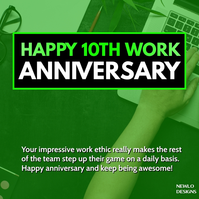 Work Anniversary Images For Men