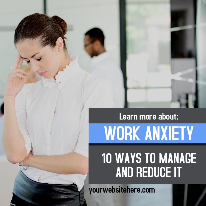 Copy of Work Anxiety Instagram Post | PosterMyWall