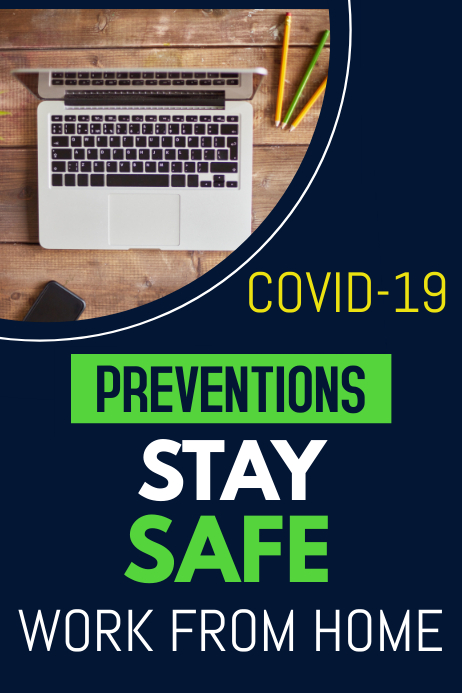 Work from Home Template | PosterMyWall