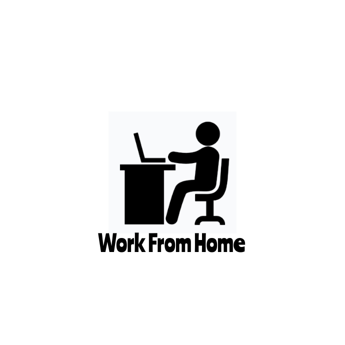 work from home logo Template | PosterMyWall