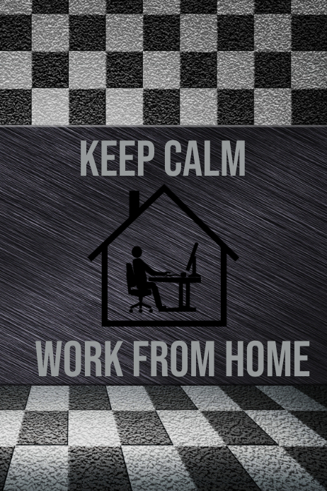 Work from Home Poster Template | PosterMyWall