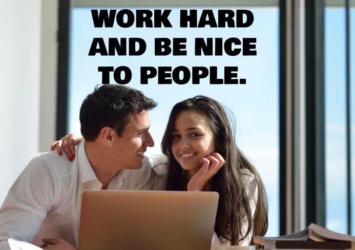WORK HARD QUOTE TEMPLATE | PosterMyWall