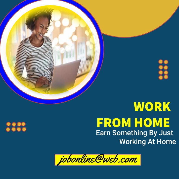 WORK ONLINE Template | PosterMyWall