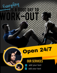 Work Out Flyer Template | PosterMyWall