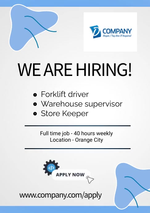 Work poster Template | PosterMyWall