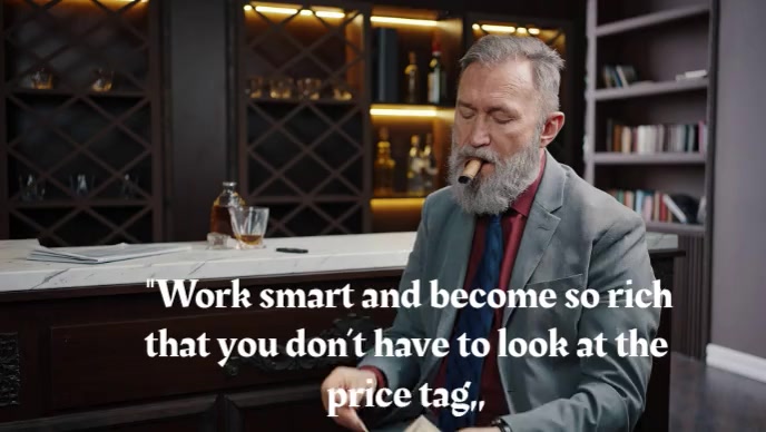 Work smart and become so rich Template | PosterMyWall